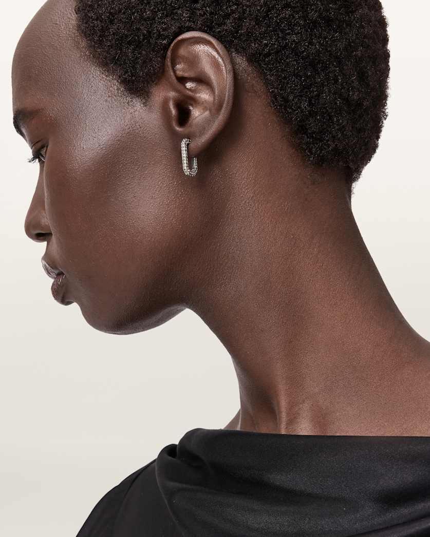 Ellie Mix Set Earrings WARM SILVER | ALLSAINTS